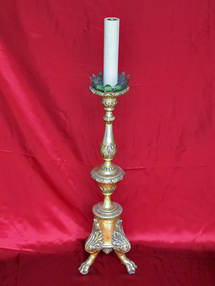 CANDELABRO LAMPADA DEL SETTECENTO