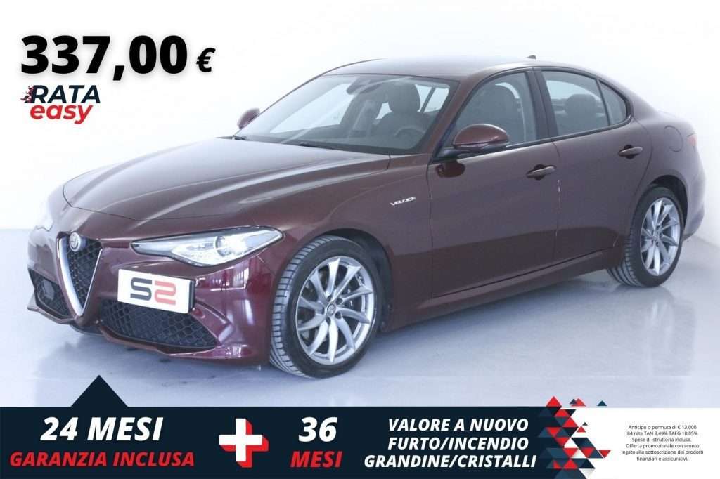 Alfa Romeo Giulia2.2 Turbodiesel 210 CV AT8 AWD Q4 Veloce/PELLE