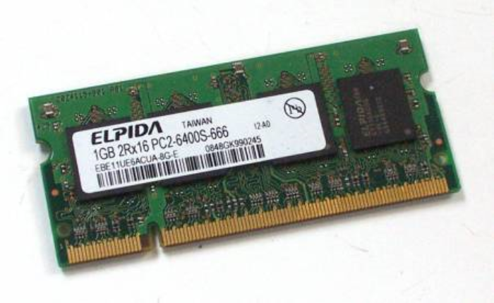 RAM ELPIDA 1GB PER NOTEBOOK