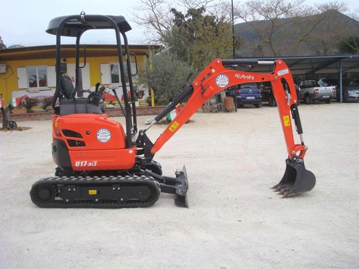 MINIESCAVATORE KUBOTA U17-3 2017