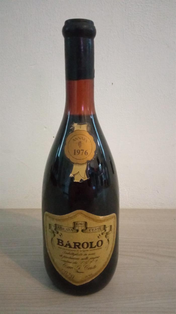 VINO BAROLO CAV. CESTE 1976 CL. 0.75 VOL. 13