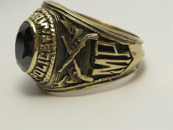 ORIGINALE ANELLO MILITARY POLICE USA, NO COPIA