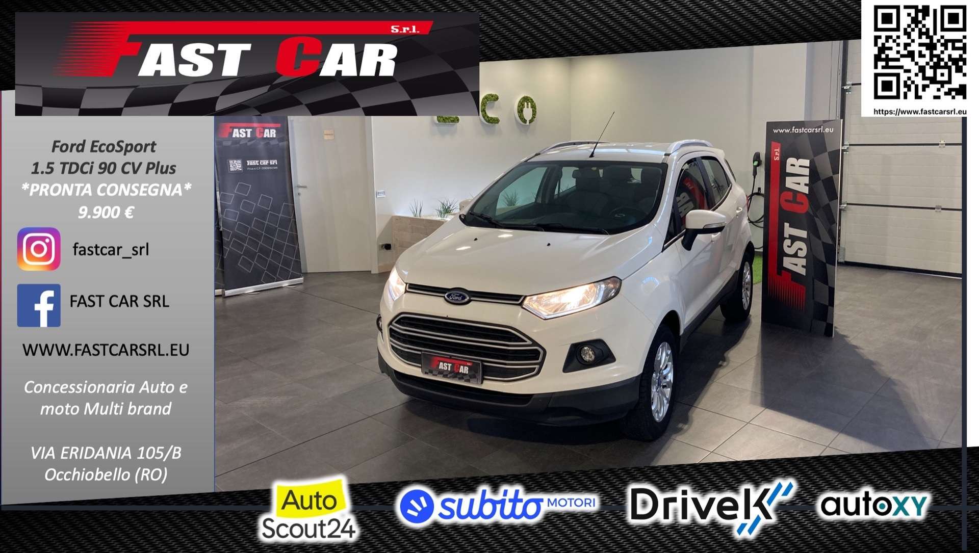 Ford EcoSport1.5 tdci Plus 95cv E6* PRONTA CONSEGNA*