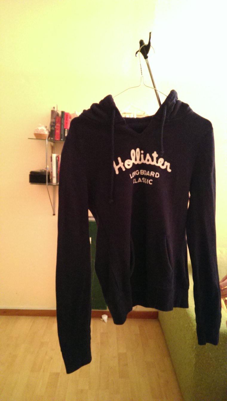 FELPA BLU HOLLISTER