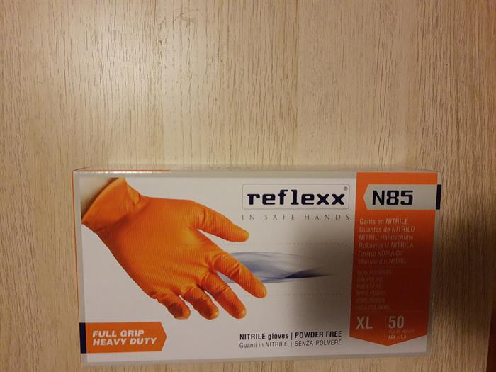 GUANTI MONOUSO IN NITRILE REFLEXX N85 50 PZ TG.XL