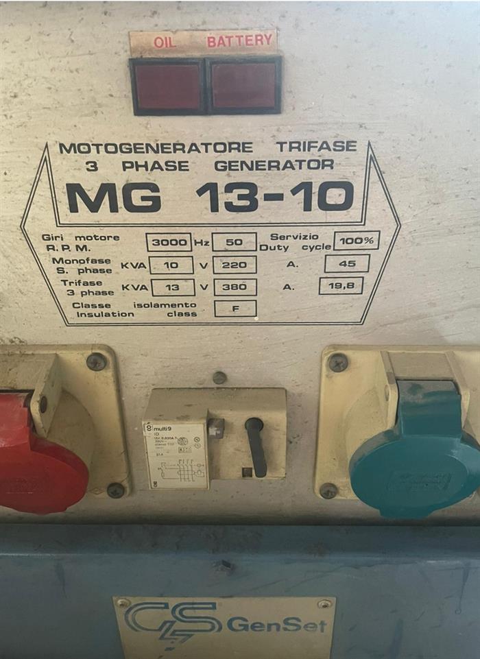 GENERATORE DI CORRENTE 13 KW