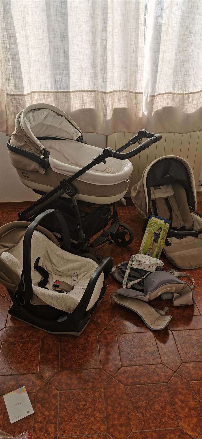 TRIO PEG PEREGO PIU' BOX DELLA CHICCO PIU' MARSUPIO