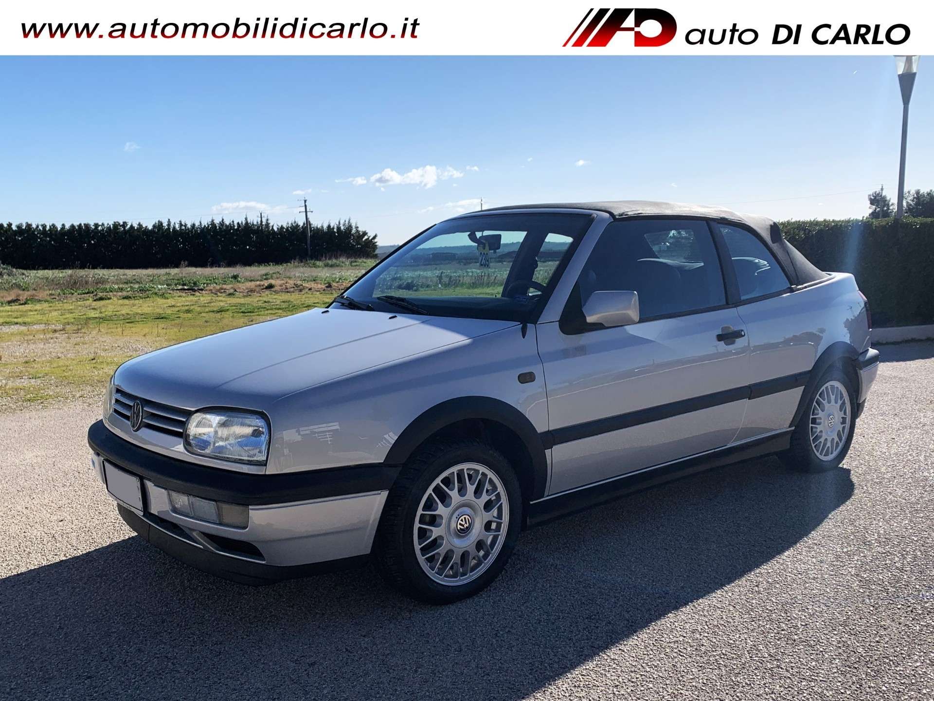 Volkswagen GolfCabriolet 1.6 Capote elettrica e Impianto a metano