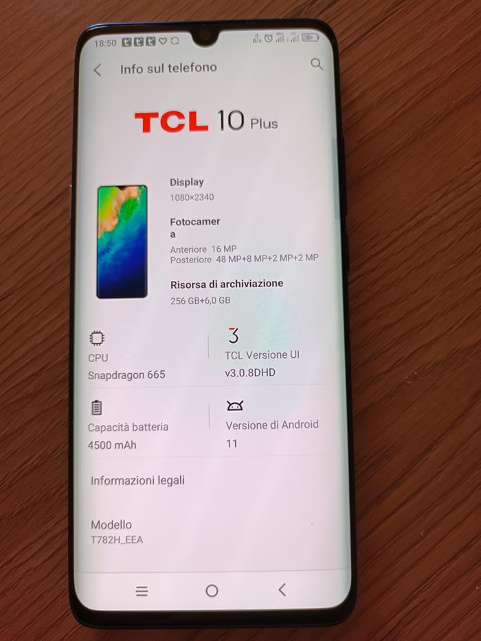 TCL 10 PLUS 6/256