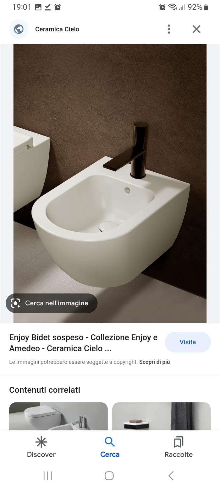 CIELO ENJOY SOSPESI BIDET