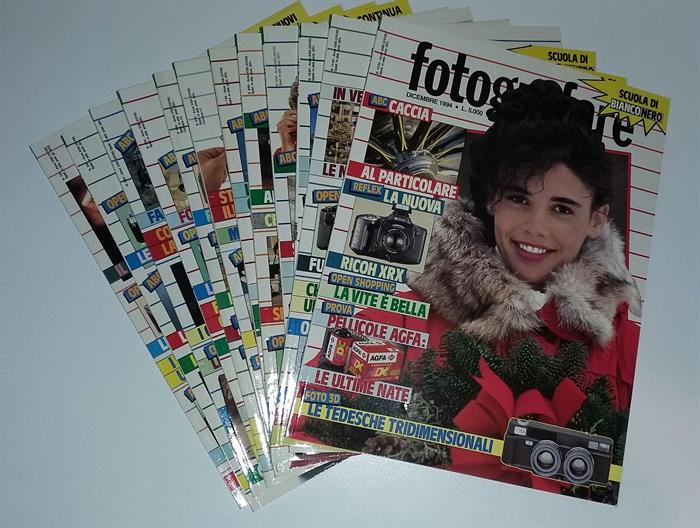 COLLEZIONE COMPLETA RIVISTA FOTOGRAFARE ANNO 1994