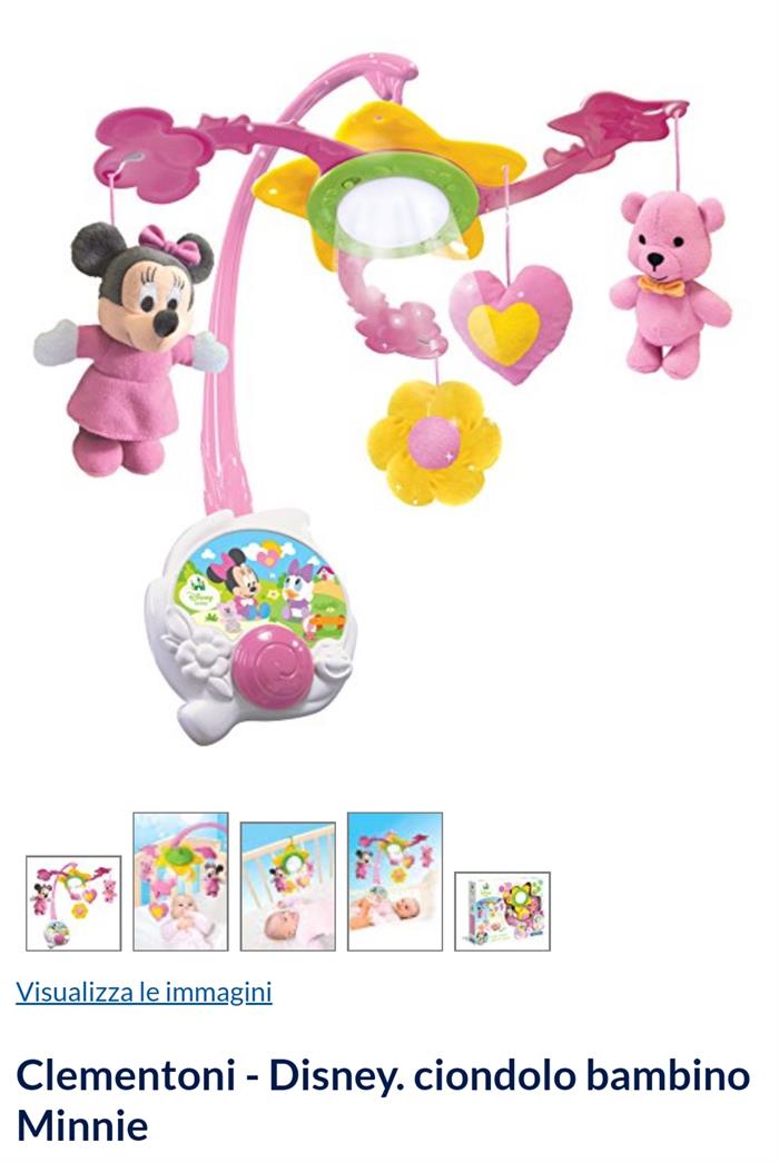 GIOSTRINA BABY MINNIE LIGHT UP MOBILE