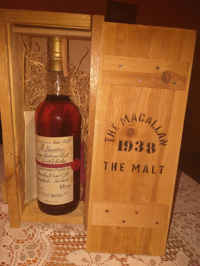 WHISKY MACALLAN DEL 1938