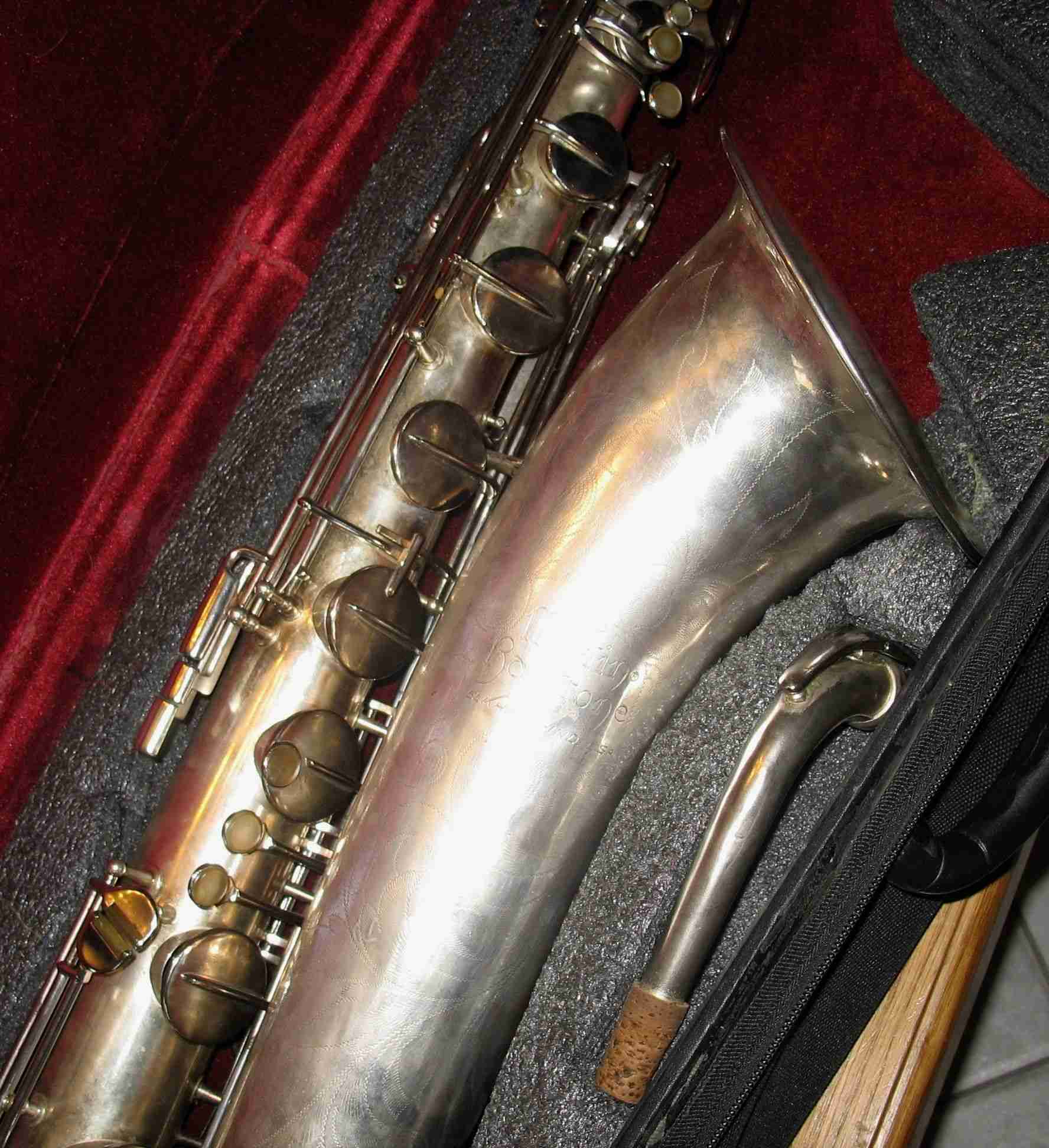 SAX BARITONO MARTIN 1956 SILVER ELKHART (GARANZIA)