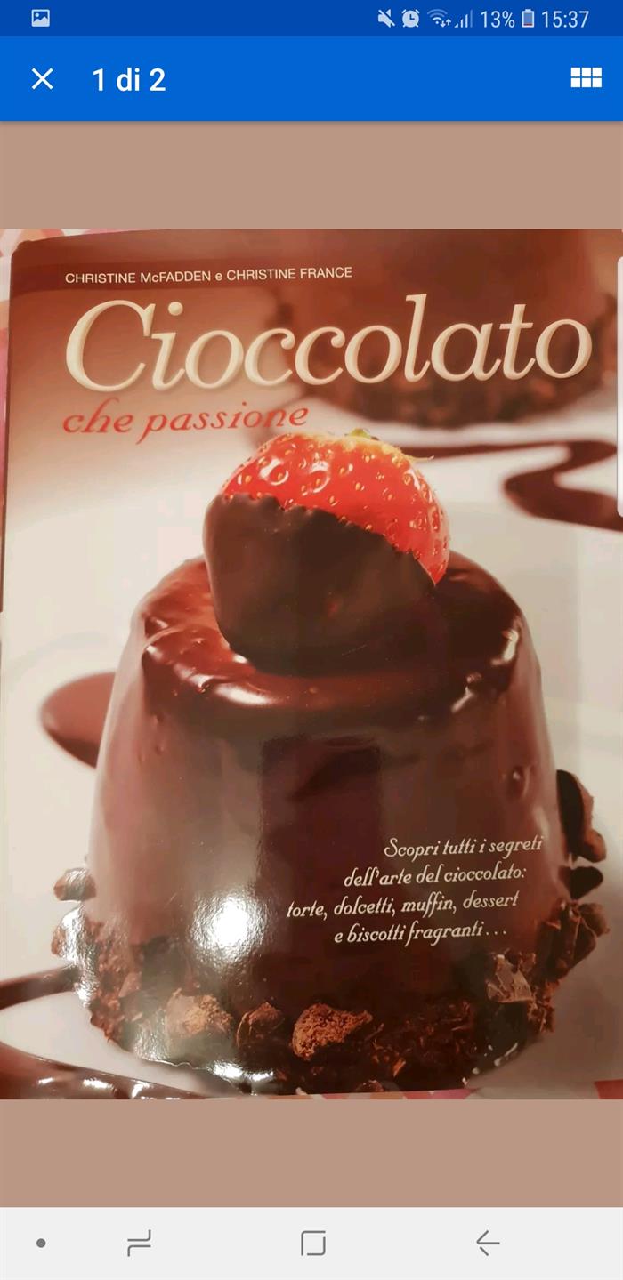 LIBRO "CIOCCOLATO CHE PASSIONE"