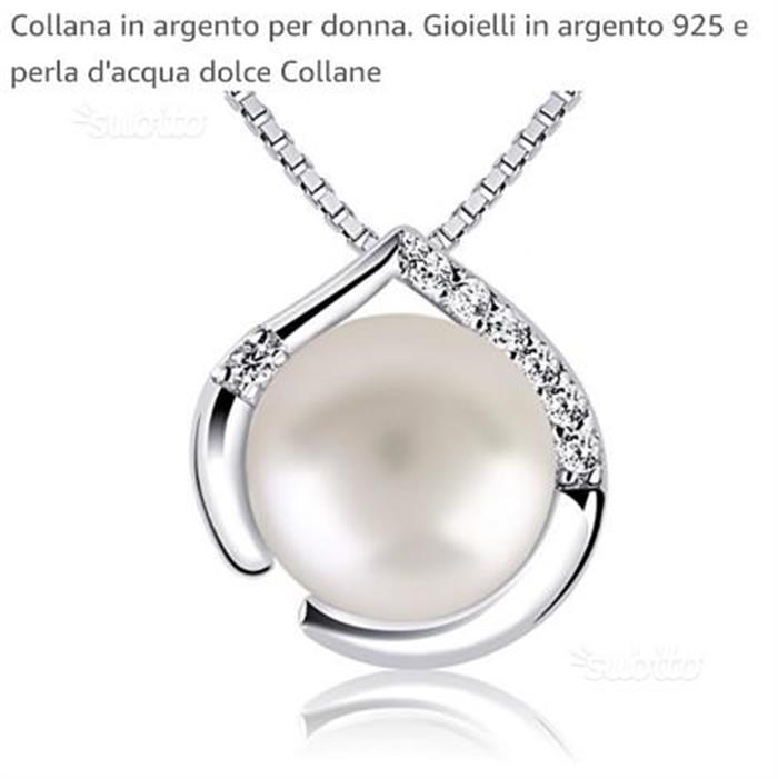 B.CATCHER COLLANA IN ARGENTO PER DONNA