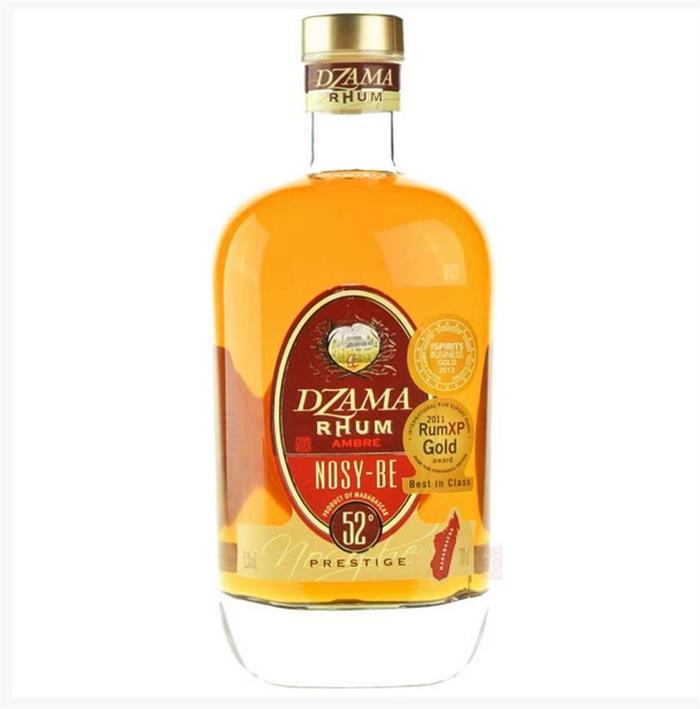 DZAMA RHUM AMBRE' NOSY-BE 52° PRESTIGE -GROUPE VIDZAR