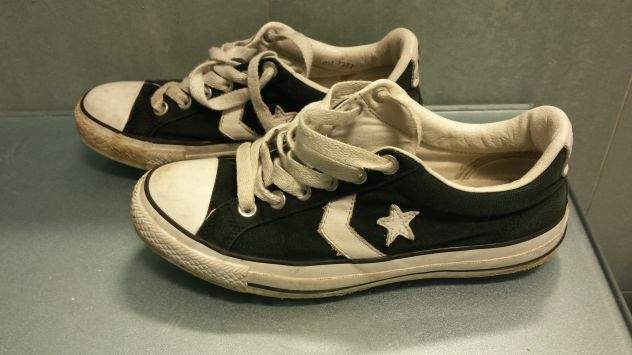 CONVERSE ALL STAR BASSE NERE USATE