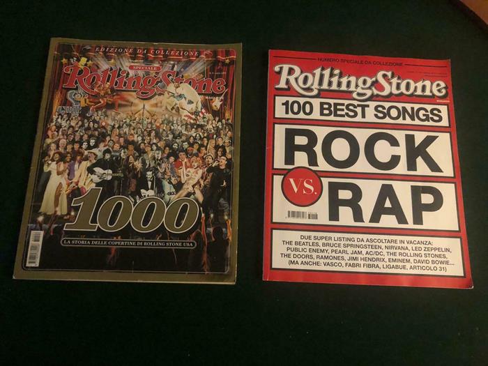 ROLLING STONE EDIZIONE LIMITATA 1000 COPERTINE - 100 ROCK RAP NUMERO COLLEZIONE