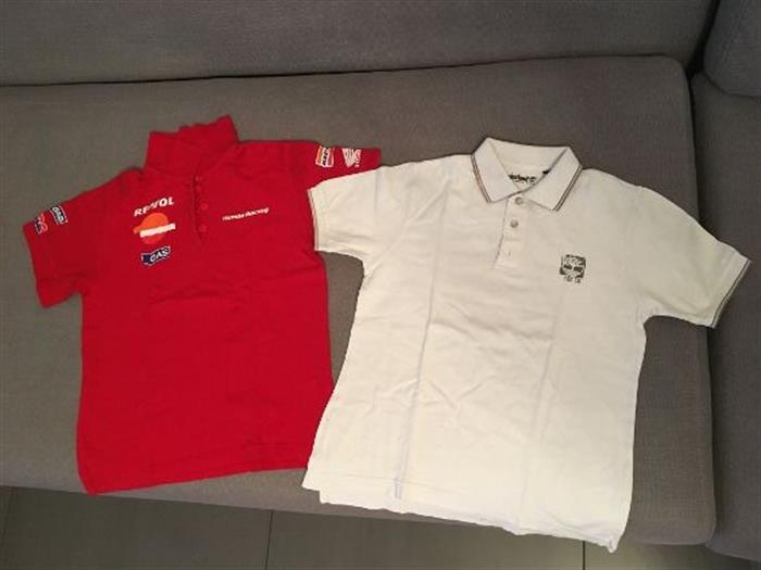 MAGLIA POLO BAMBINO USATE 10 12 ANNI HONDA TIMBERLAND S&J