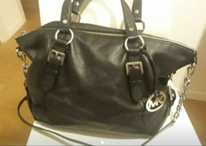 BORSA DI PELLE NERA MICHAEL KORS