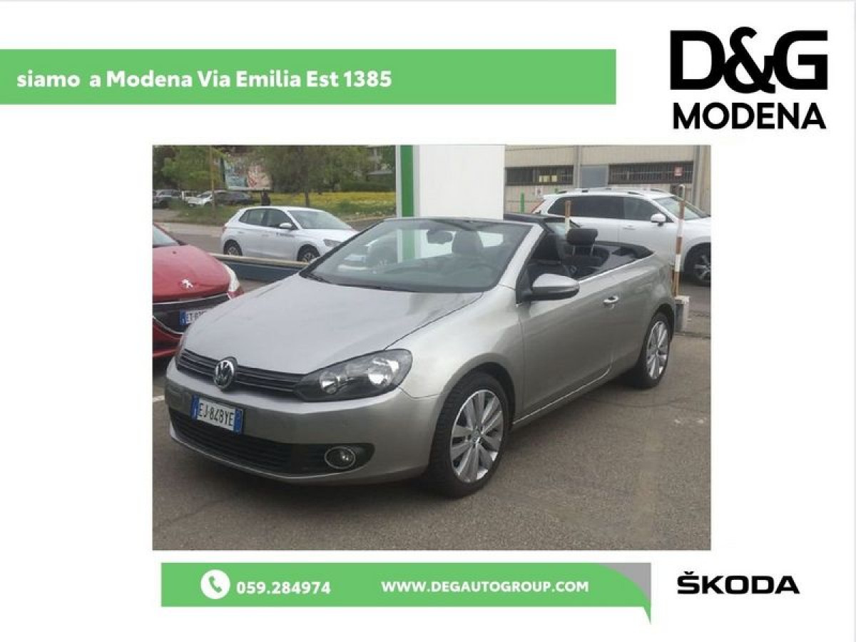 VOLKSWAGEN Golf 6ª serie Golf Cabriolet 1.6 TDI