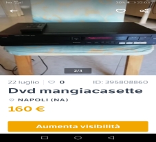 DVD E MANGIACASETTE