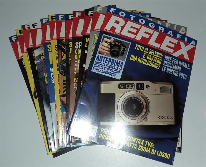 COLLEZIONE COMPLETA RIVISTA FOTOGRAFIA REFLEX – ANNO 1993