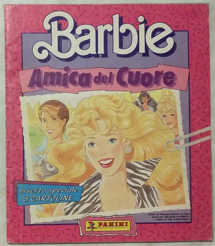 ALBUM FIGURINE PANINI BARBIE AMICA DEL CUORE