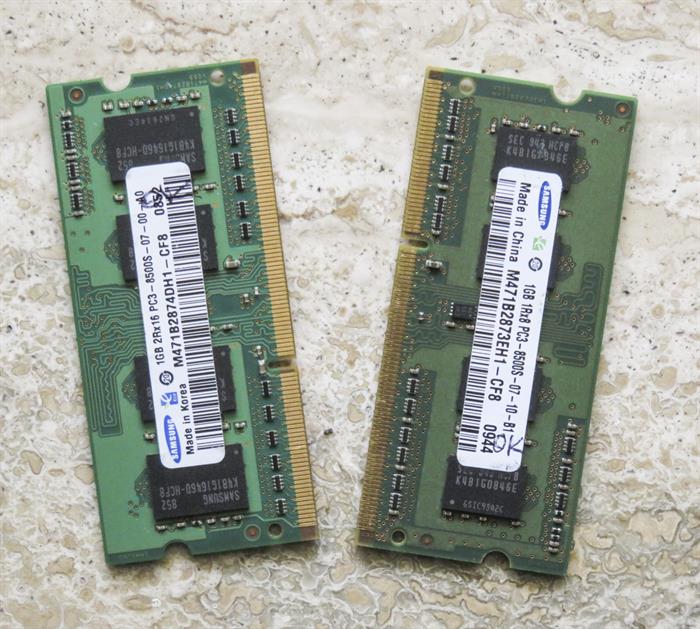 RAM SAMSUNG 2 X 1GB