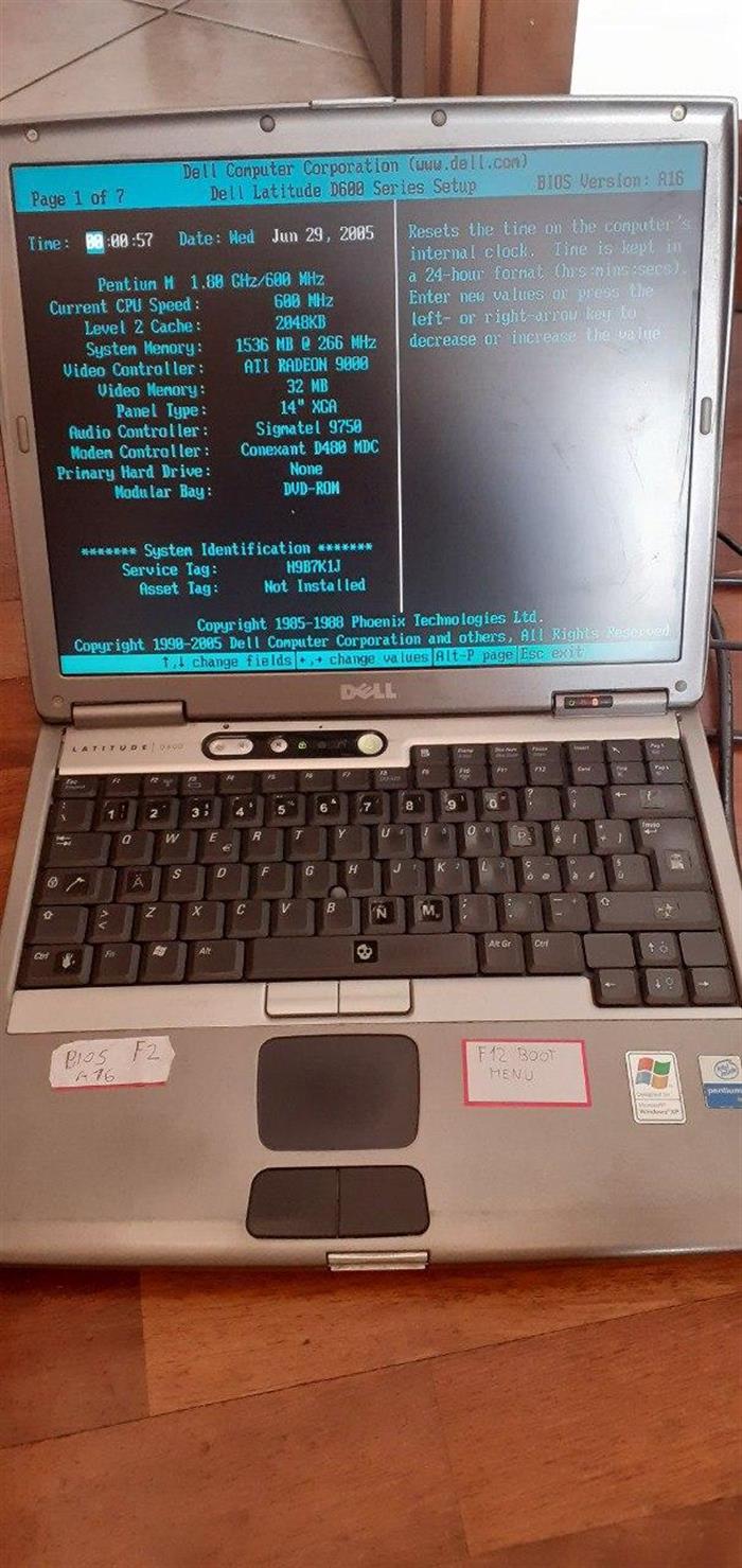 DELL LATITUDE D600