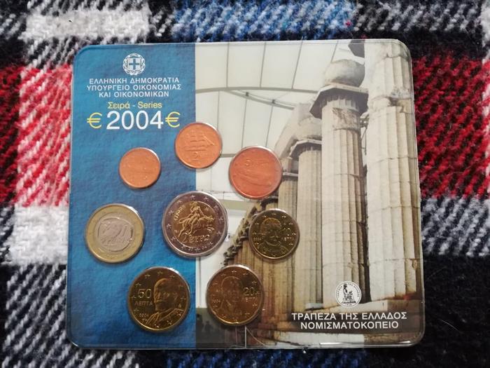 DIVISIONALE UFFICIALE EURO GRECIA 2004