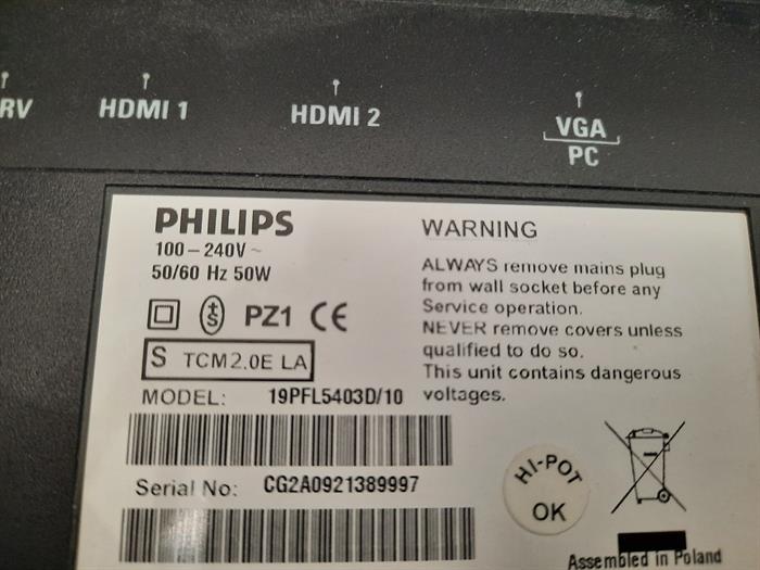 TV PHILIPS 19"