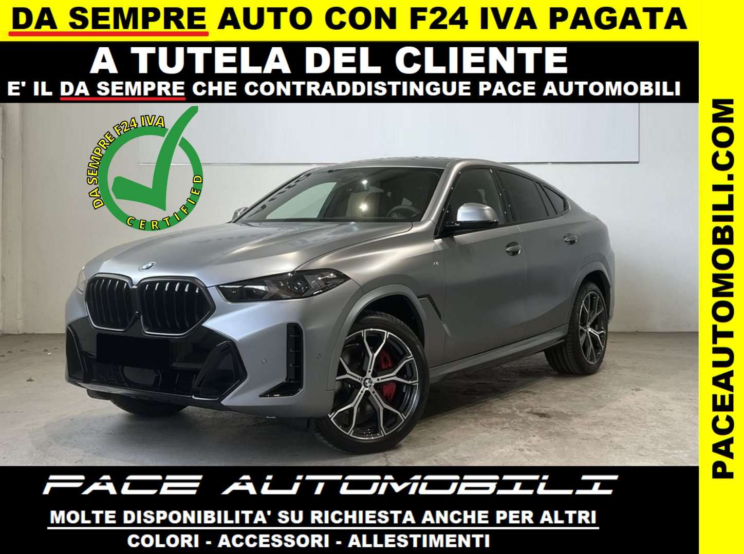 BMW X6D M SPORT MSPORT M-SPORT PRO TETTO PDC KAMERA