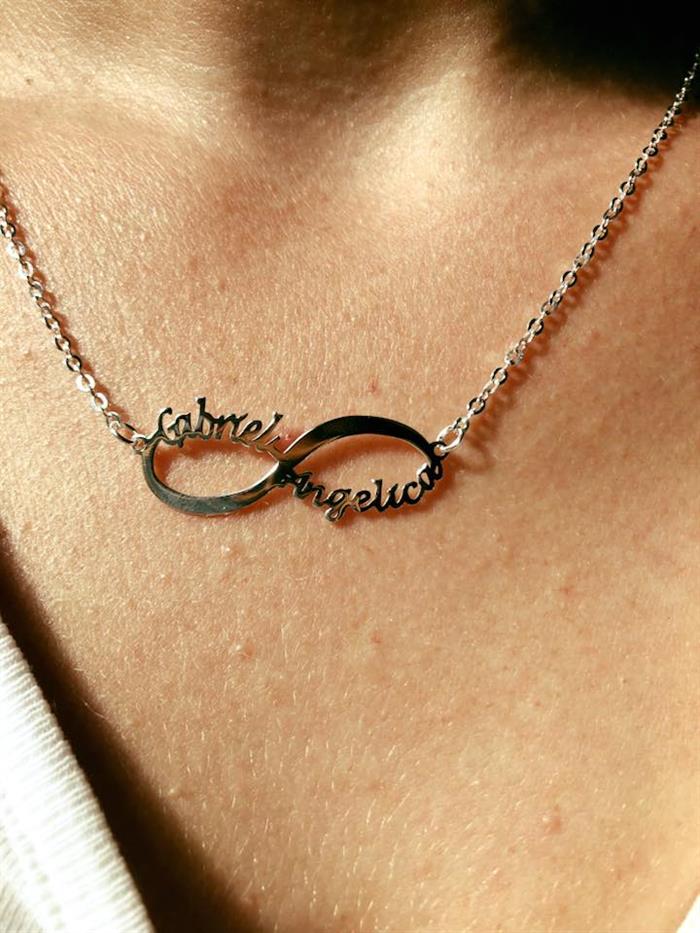 COLLANA INFINITO PERSONALIZZABILE