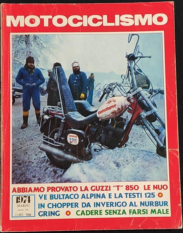 MOTOCICLISMO 04/1974 GUZZI T-BULTACO ALPINA-TESTI