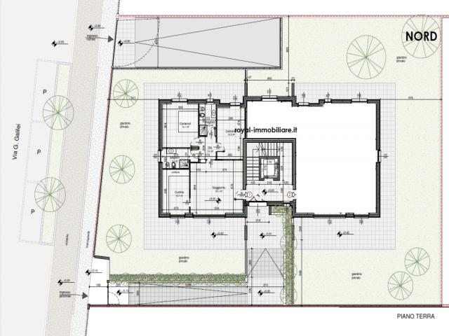 Residenza giada - classe a - tre locali con giardino!