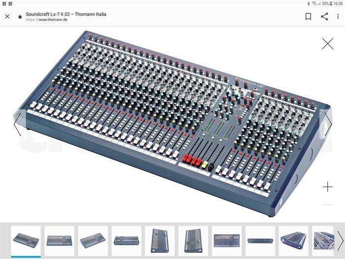 MIXER SOUNDCRAFT LX II