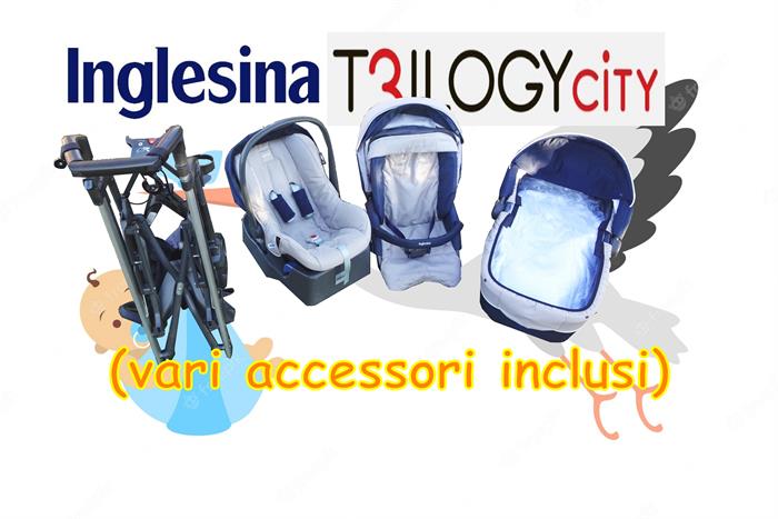 PASSEGGINO TRIO INGLESINA TRILOGY CITY PIU' ACCESSORI